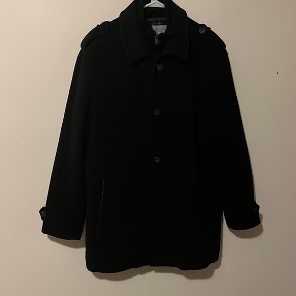 Andrew Marc | Jackets & Coats | Andrew Marc Black Wool Quilted Inside ...